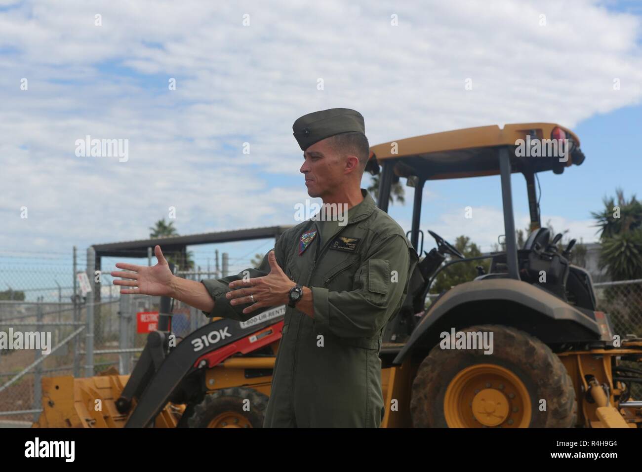Col. Charles B. Dockery, commanding officer of Marine Corps Air Station ...