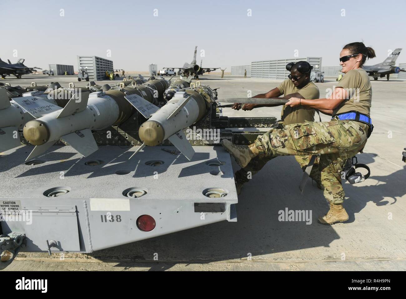 U.S. Air Force Tech. Sgt. Krysta Crooks and Staff Sgt. Travis Gaskins ...
