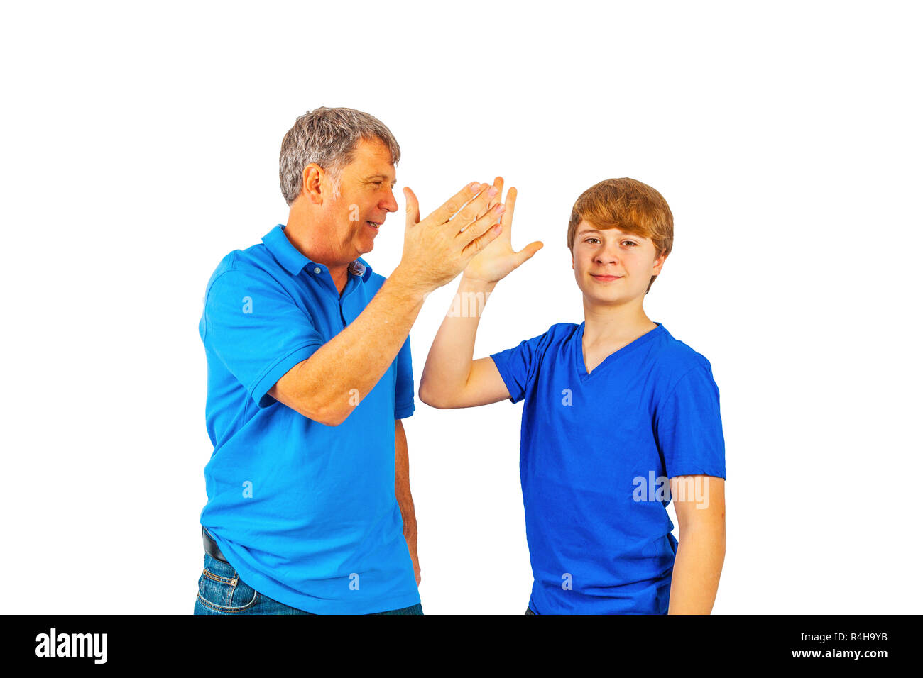 happy father with his sun Stock Photo - Alamy