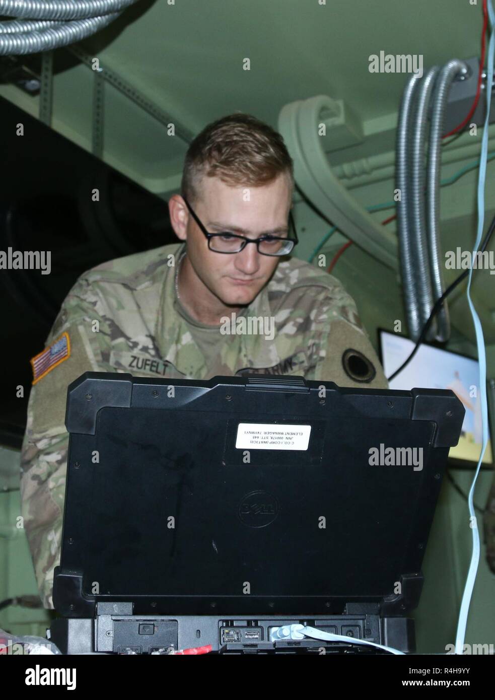 Spc. David Zufelt from America’s First Corps Signal, Intelligence and ...