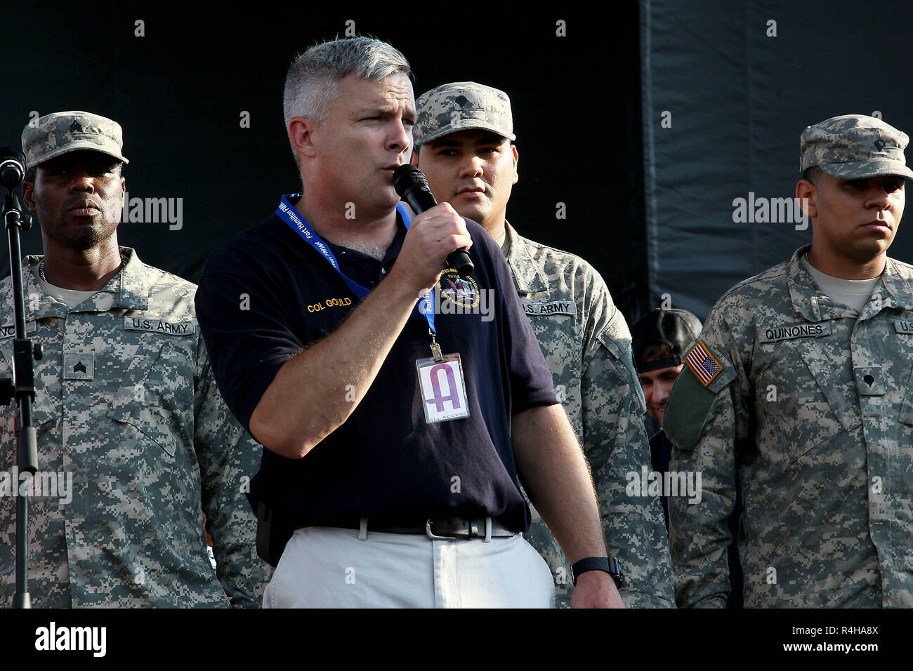 NEW YORK, NY - JULY 01: Fort Hamilton Garrison Commander Colonel ...