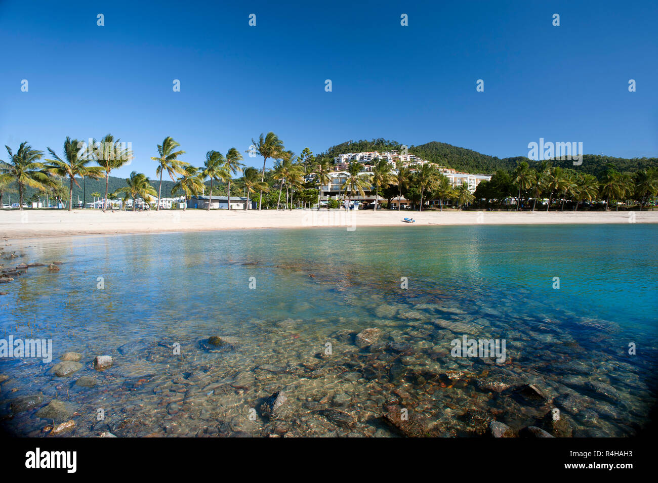 View of beautiful Airlie Beach, Queensland Stock Photo - Alamy