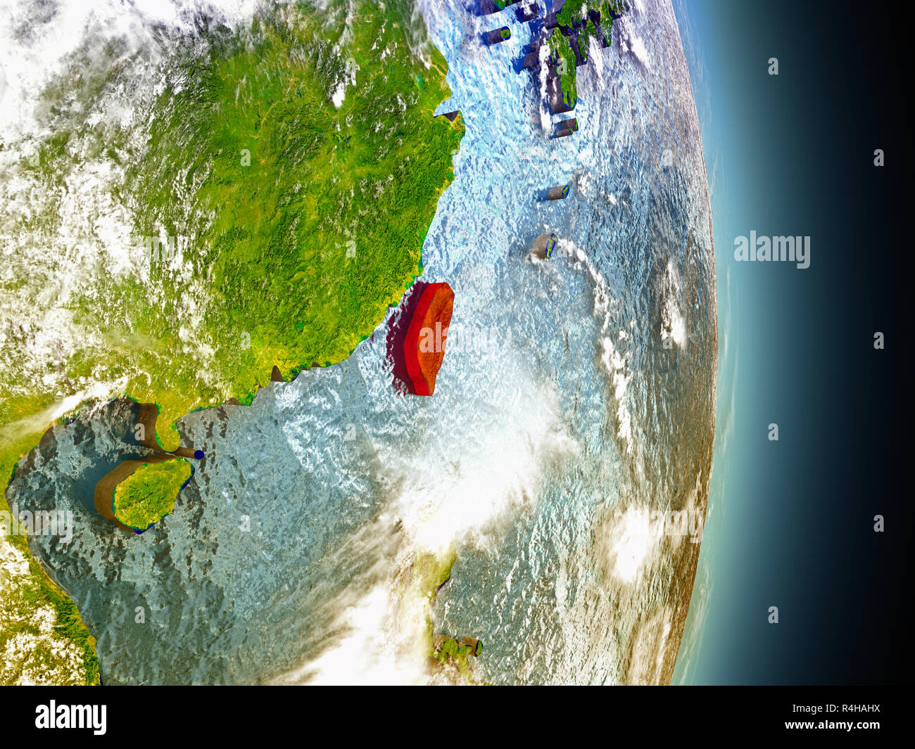 Taiwan satellite hi-res stock photography and images - Alamy