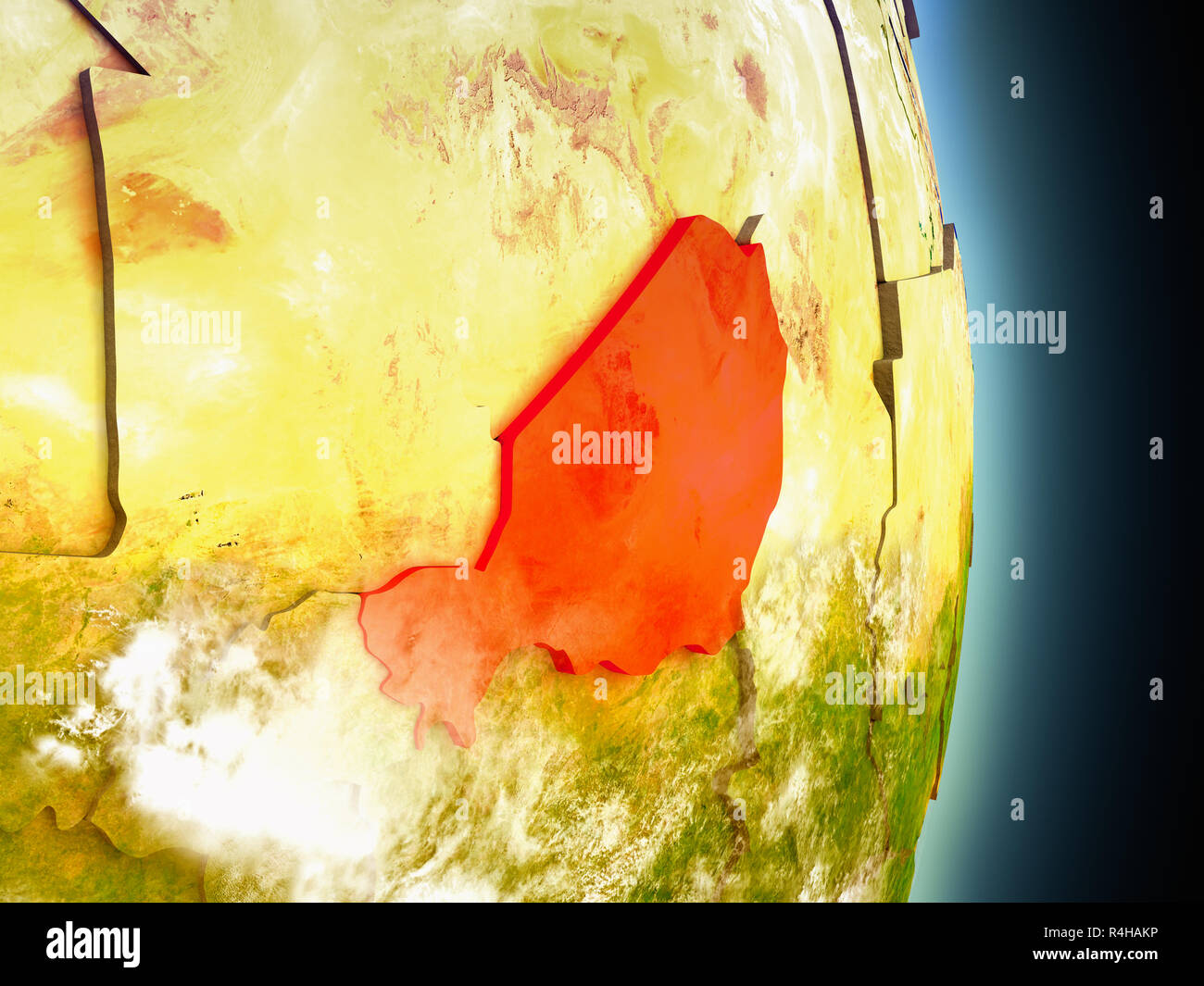 Niger satellite hi-res stock photography and images - Alamy