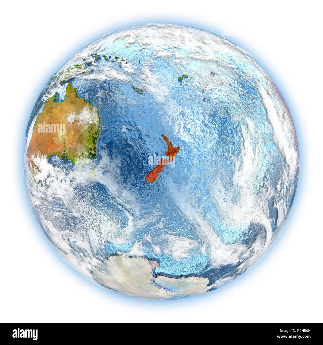 New zealand map satellite hi-res stock photography and images - Alamy