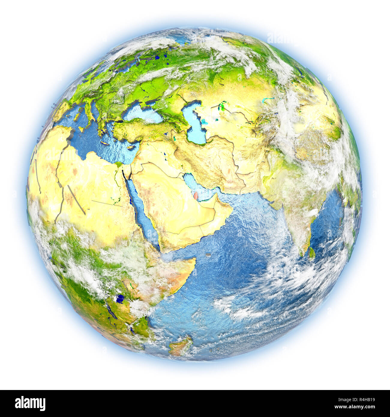 Qatar map 3d Cut Out Stock Images & Pictures - Alamy