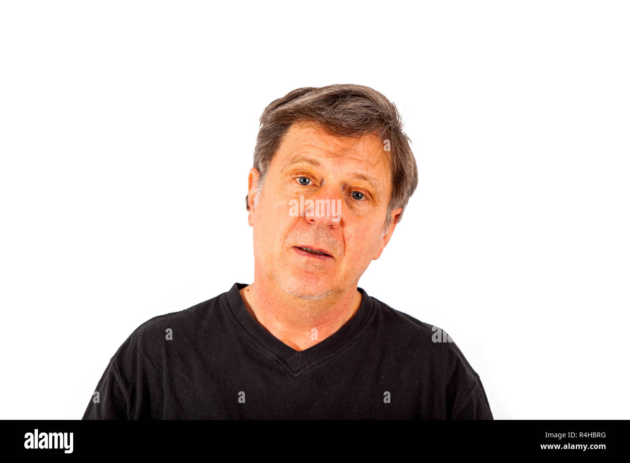 portrait of man in sorrow Stock Photo - Alamy
