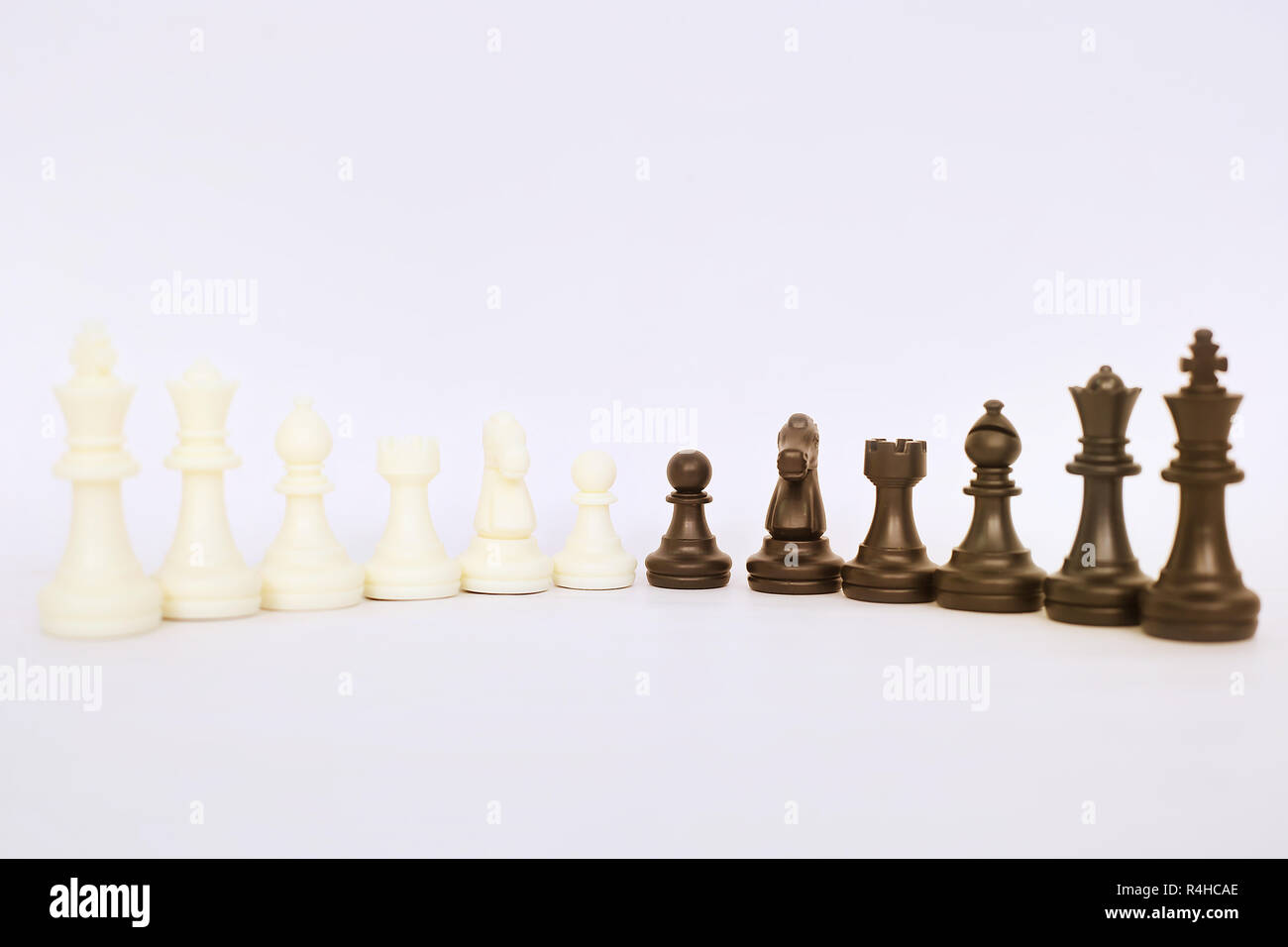 Picture of chess pawns. Isolated on the white background Stock Photo ...
