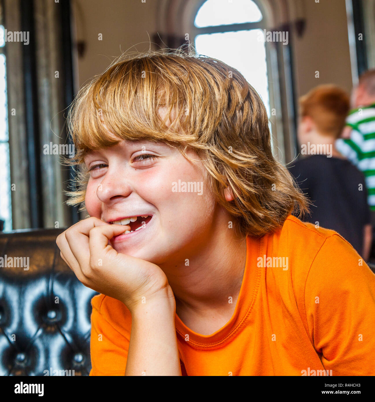 Teen boy entrance hall hi-res stock photography and images - Alamy