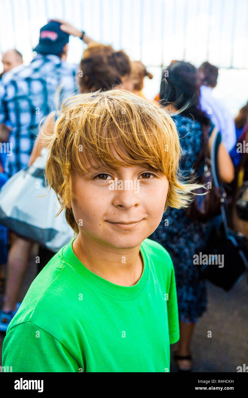 happy looking boy Stock Photo - Alamy