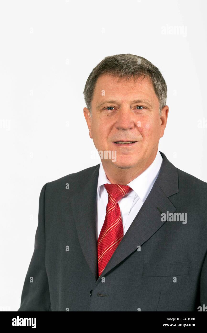 Portrait of happy smiling business man, isolated over white background ...