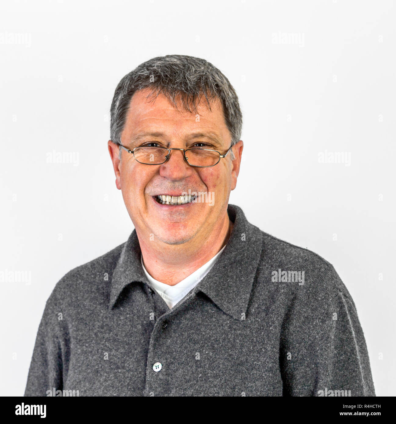 Portrait of a positive man Stock Photo - Alamy