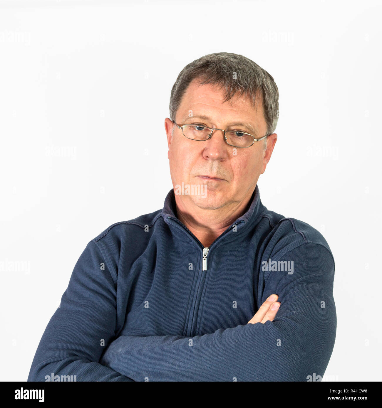 Closeup portrait of sad stressed man Stock Photo - Alamy
