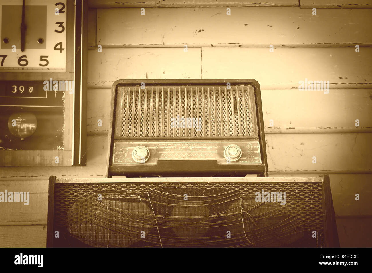 Vintage Radio player Stock Photo - Alamy