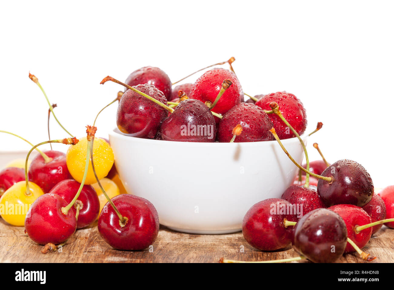 maroon ripe cherries Stock Photo - Alamy