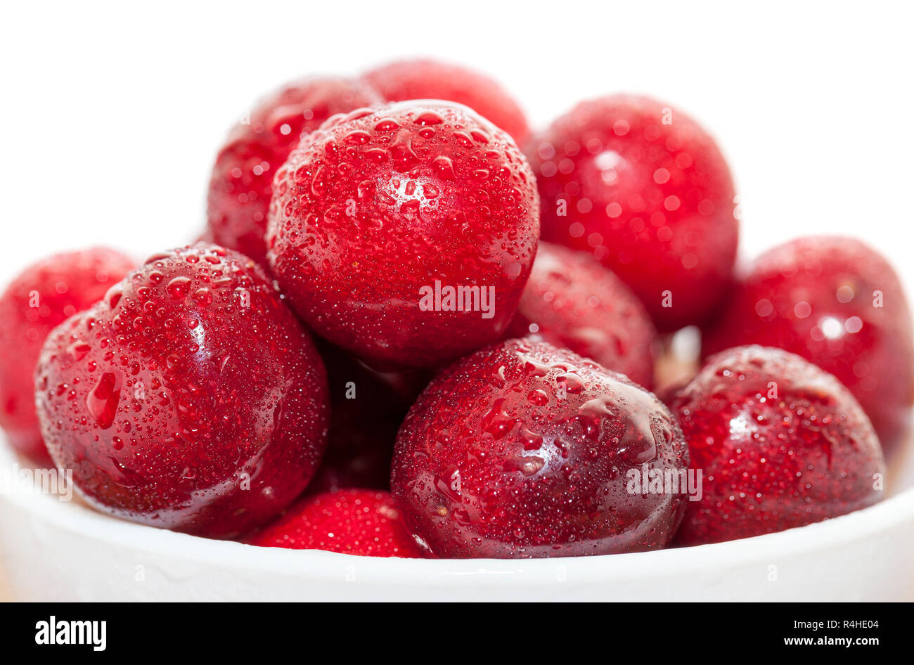 maroon ripe cherries Stock Photo - Alamy
