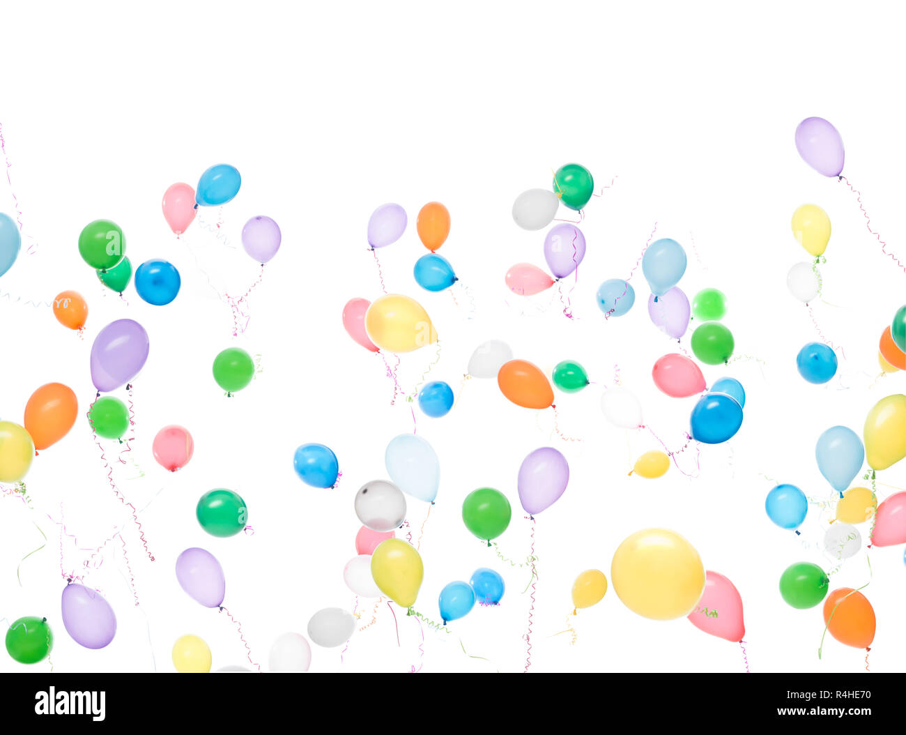 Purple balloon flying high hi-res stock photography and images - Alamy