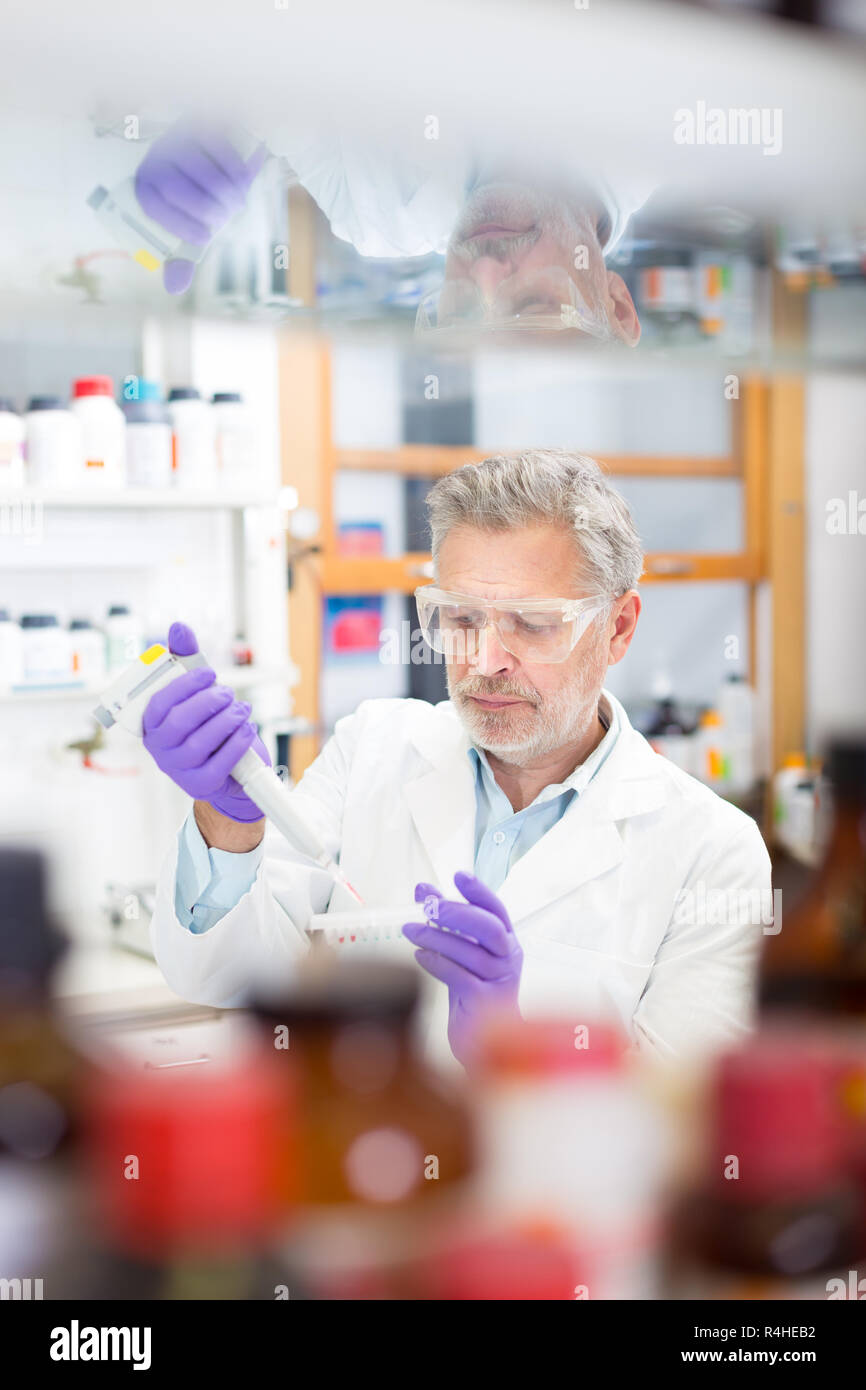 Life scientist researching in the laboratory Stock Photo - Alamy