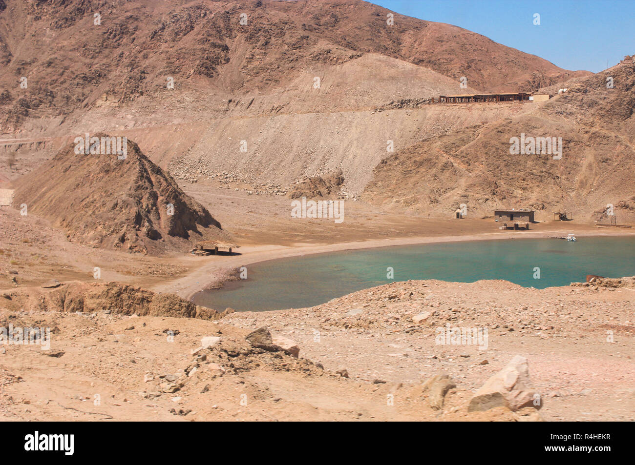 Sea & mountain View of the fjord Bay in Taba, Egypt / The amazing view ...