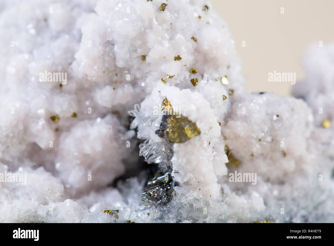 Pyrite on white background, also known as iron pyrite and fools gold ...