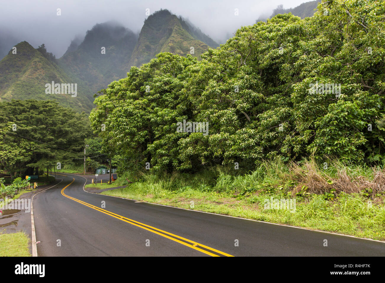 Iao Valley State Park on Maui Hawaii Stock Photo - Alamy