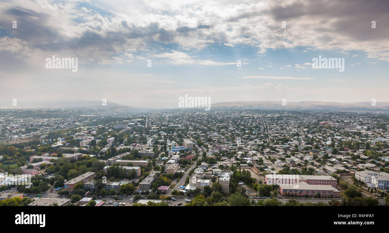 Panorama of the ancient city of Osh, Kyrgyzstan Stock Photo - Alamy