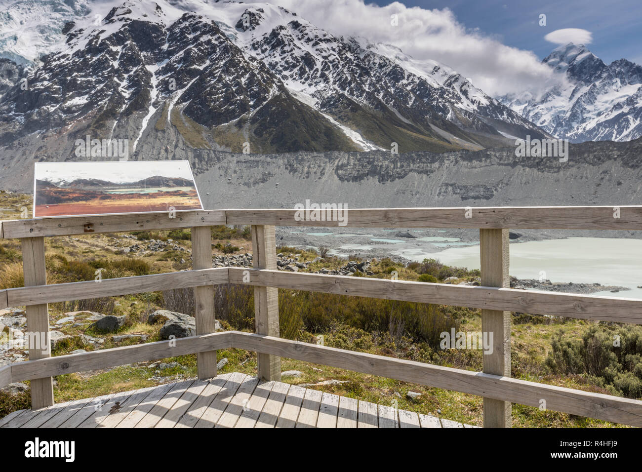 Kea point lookout hi-res stock photography and images - Alamy