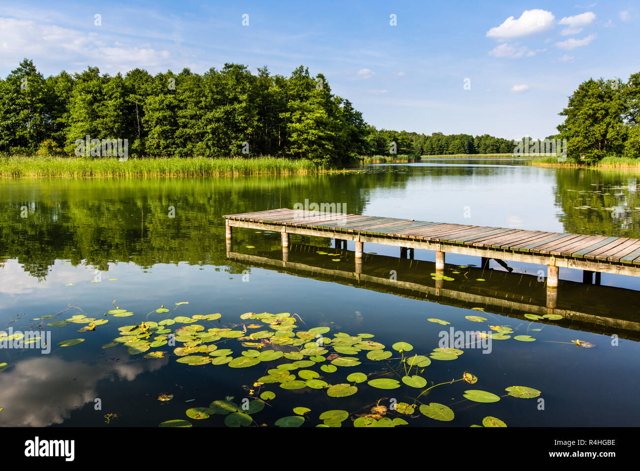 Lake Wigry National Park. Poland Stock Photo - Alamy