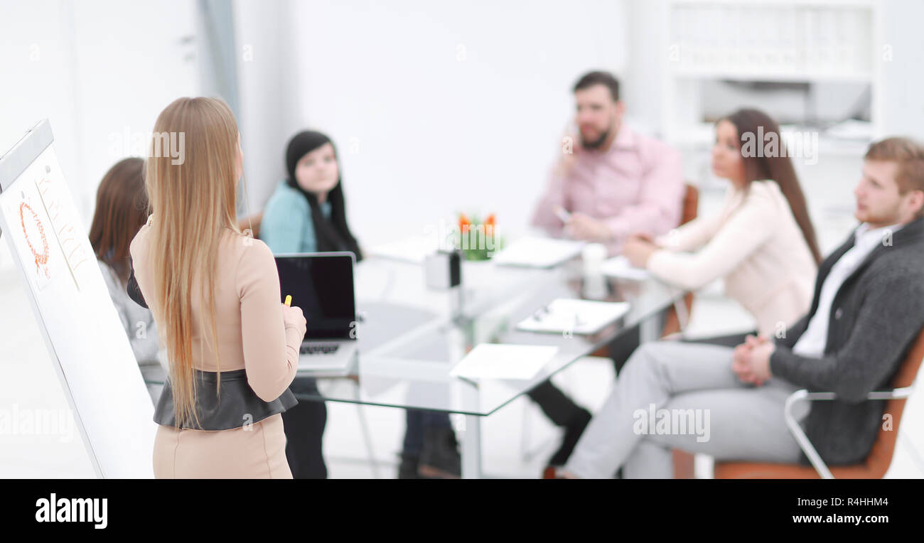 background image of the working meeting in the office Stock Photo - Alamy