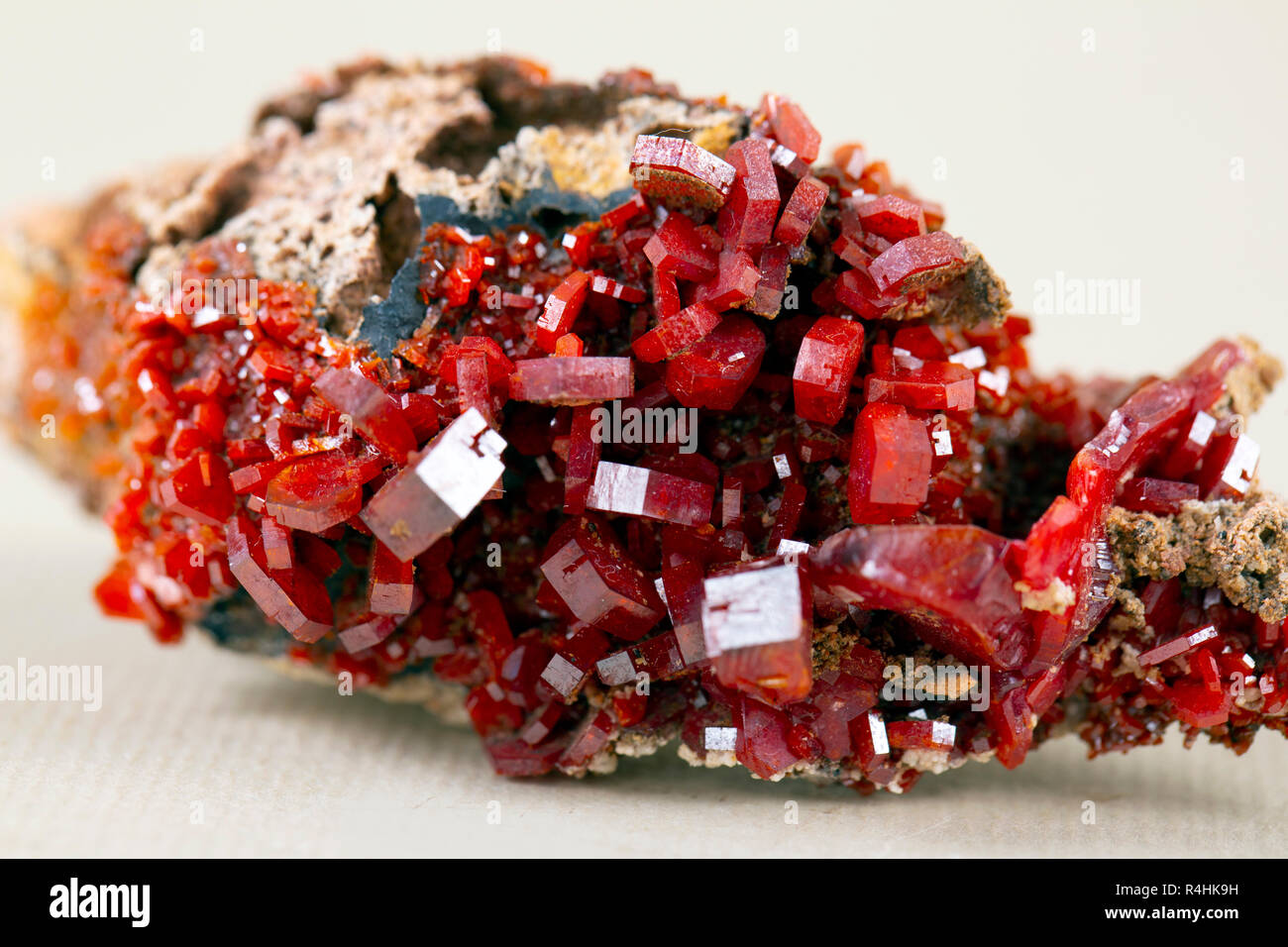 Vanadinite mineral sample hi-res stock photography and images - Alamy