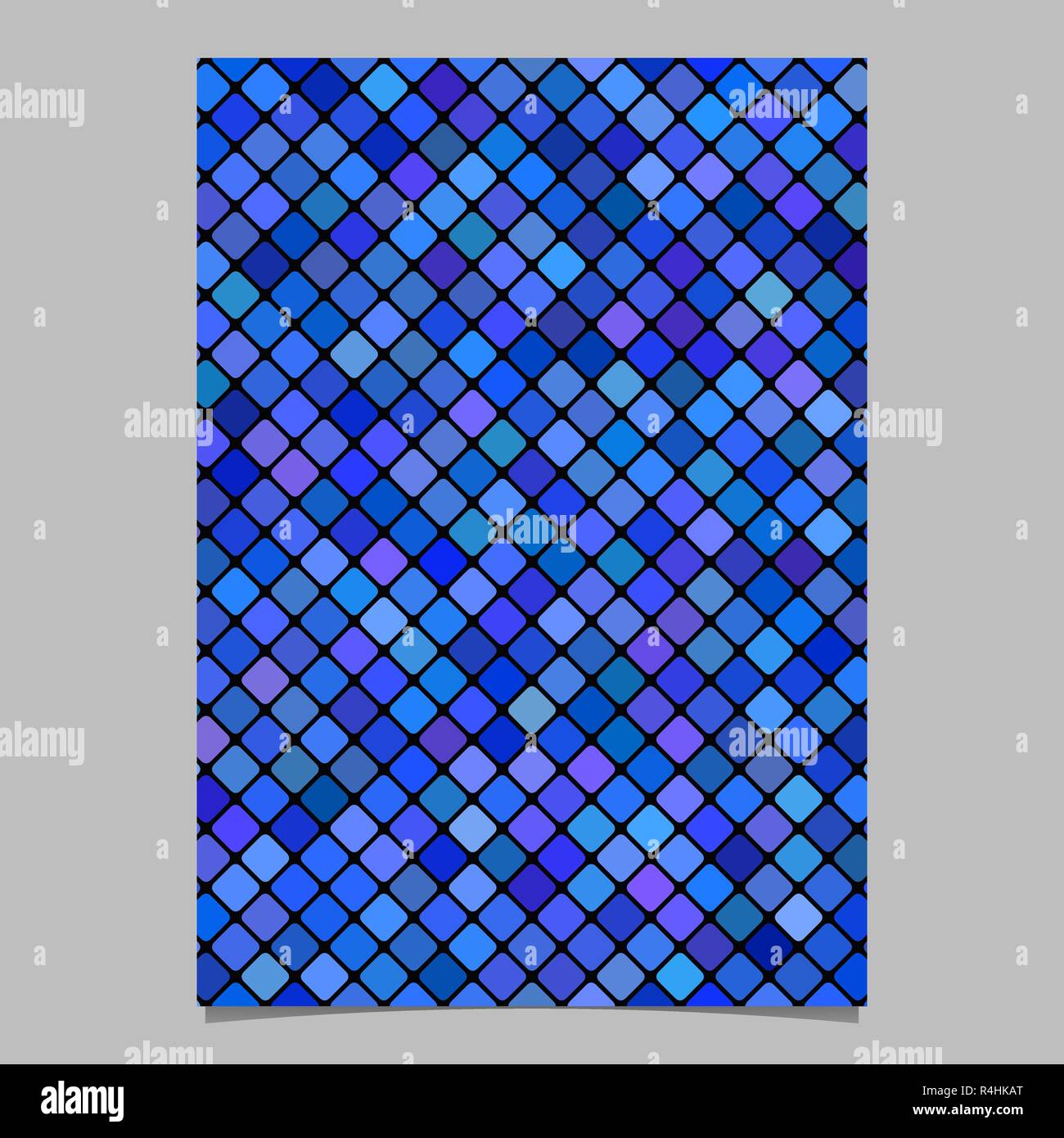 Square pattern flyer design - vector tile mosaic page background Stock Vector Image & Art - Alamy