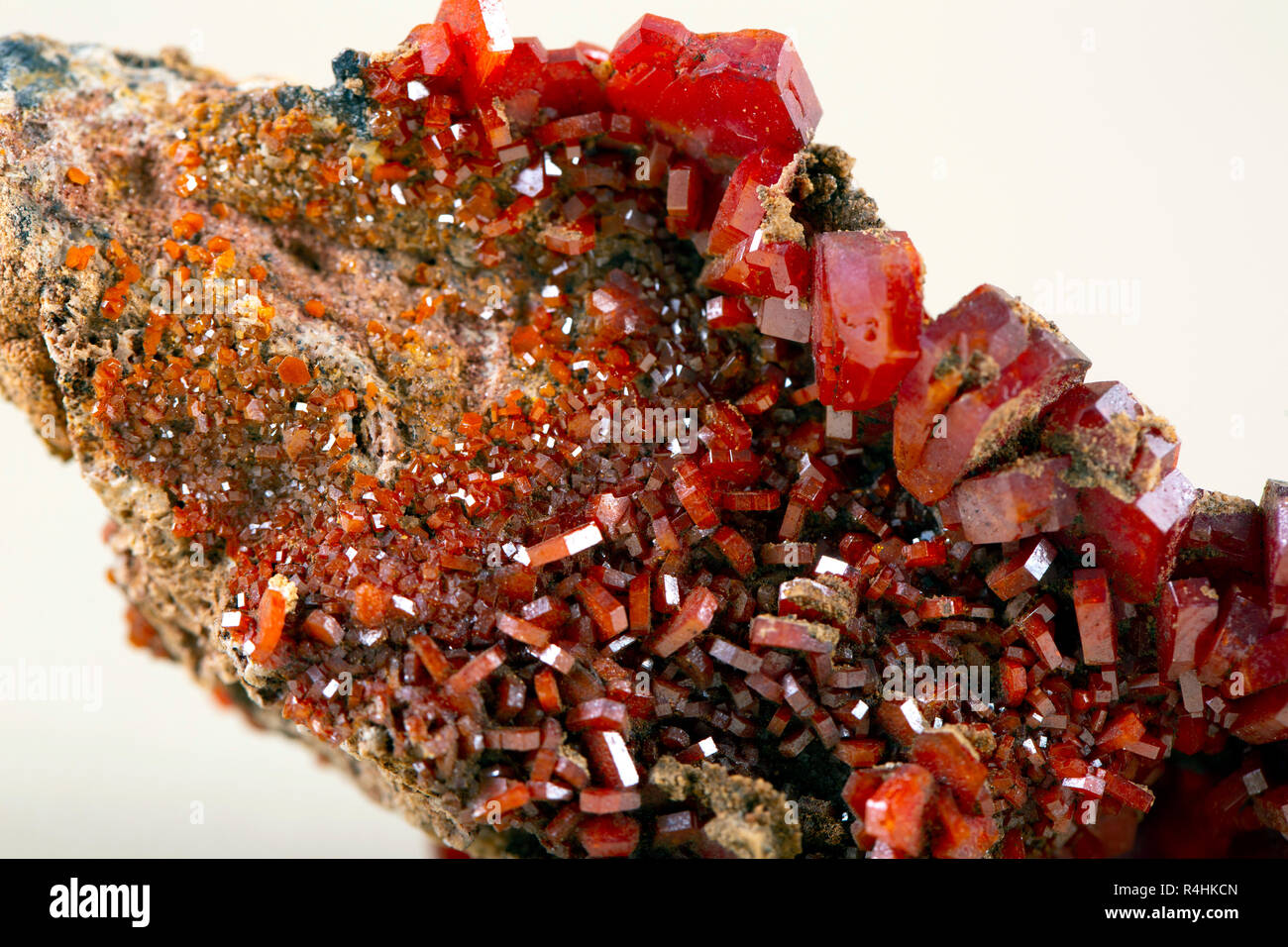 Vanadinite mineral sample hi-res stock photography and images - Alamy