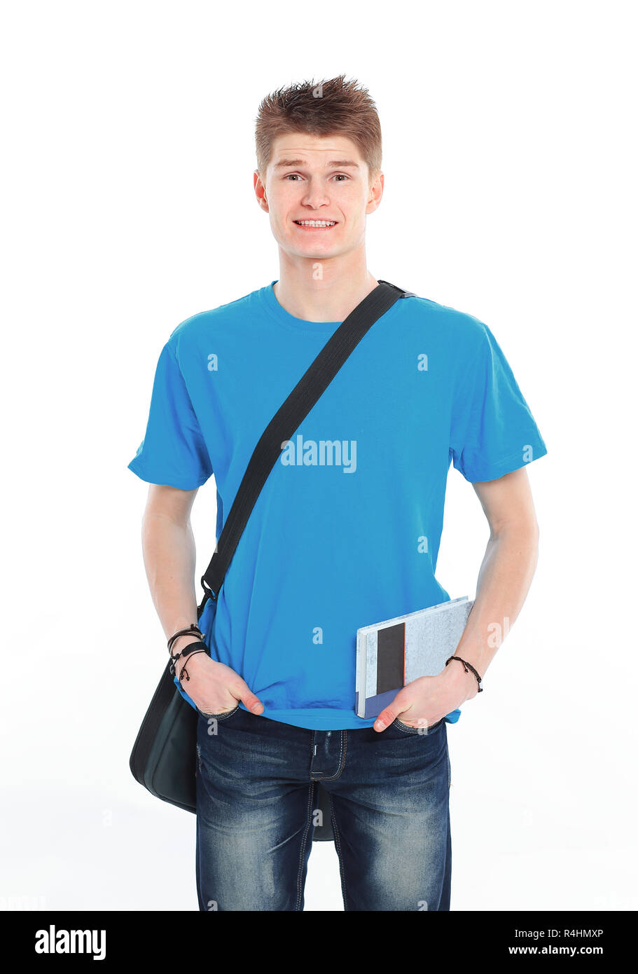 Man carrying laptop bag hi-res stock photography and images - Alamy