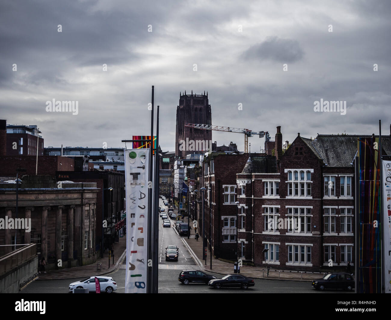 Liverpool skyline cathedral hi-res stock photography and images - Alamy