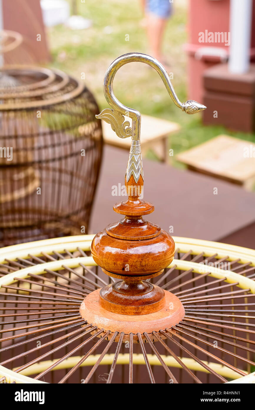 Hook bird cage Stock Photo - Alamy