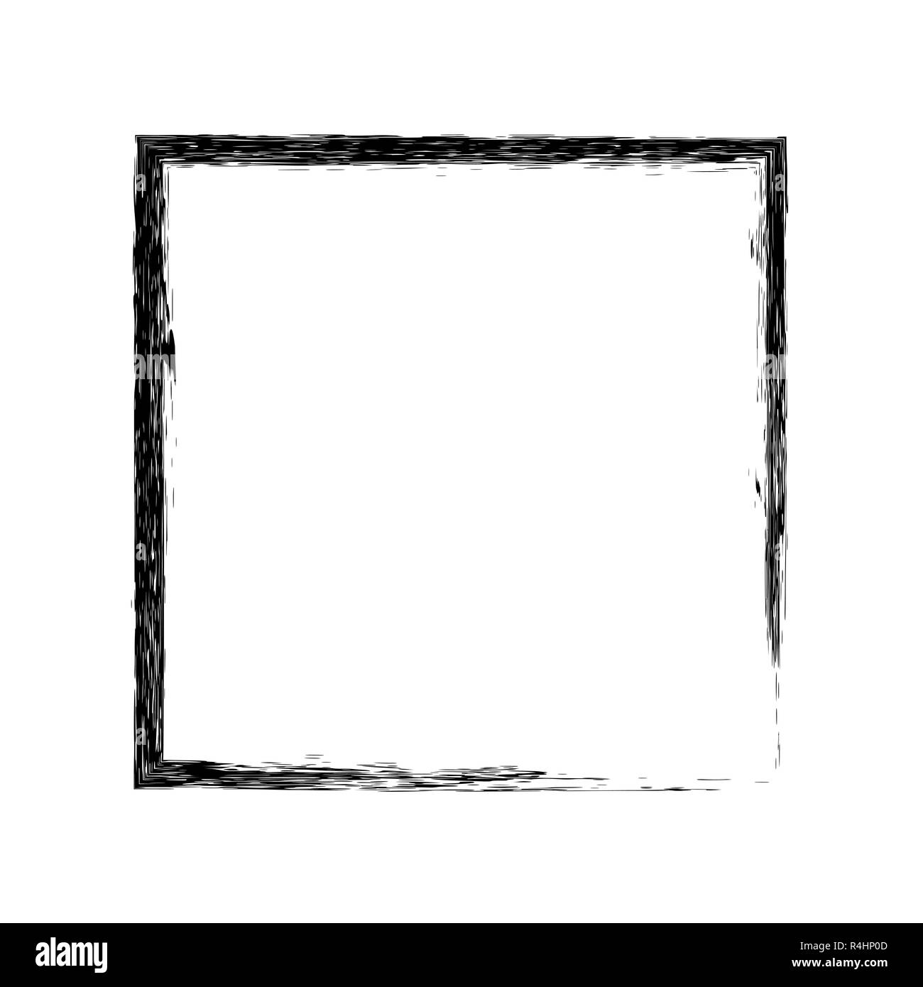 Frame square ink grunge background Stock Photo - Alamy