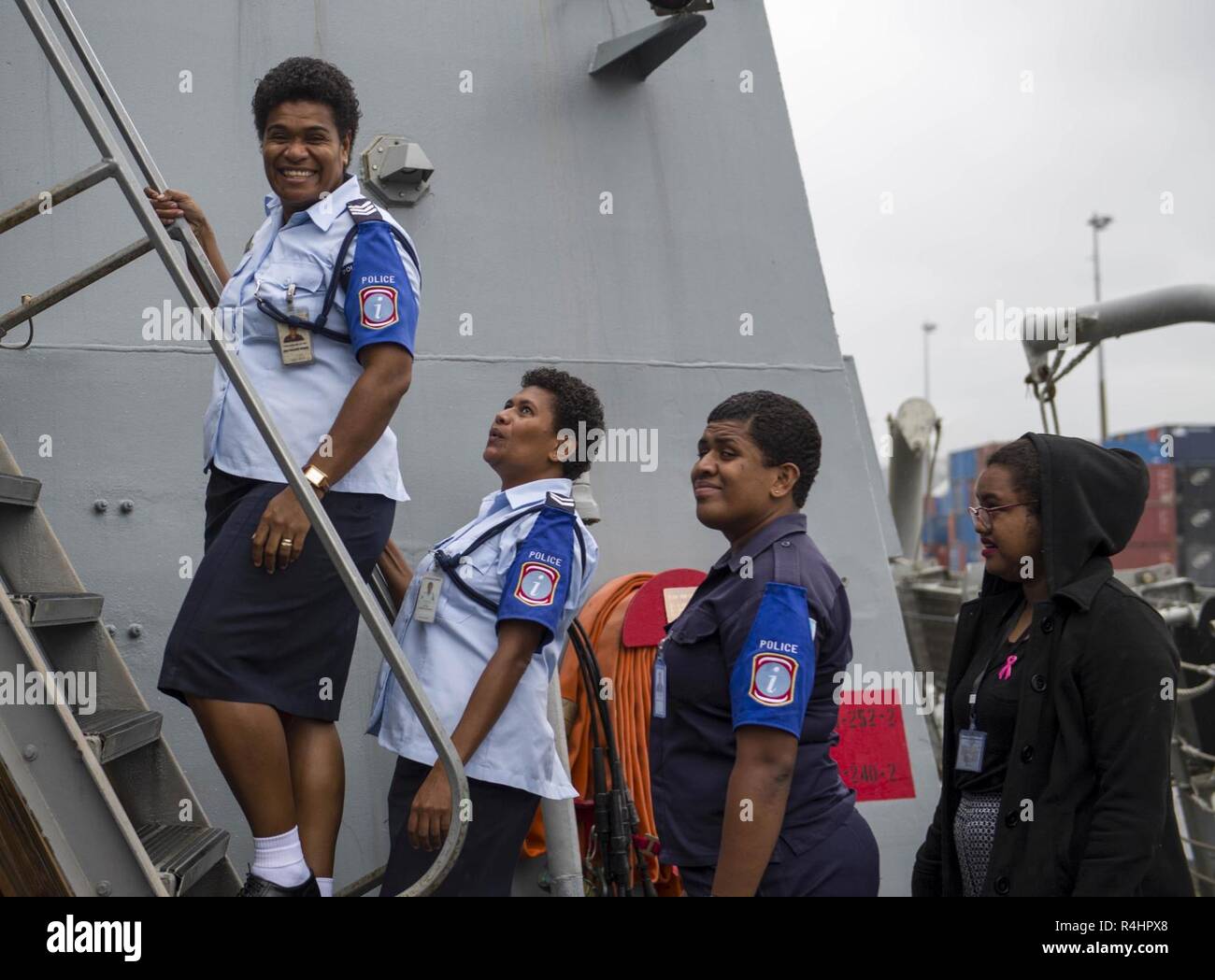 Fiji police hi-res stock photography and images - Alamy
