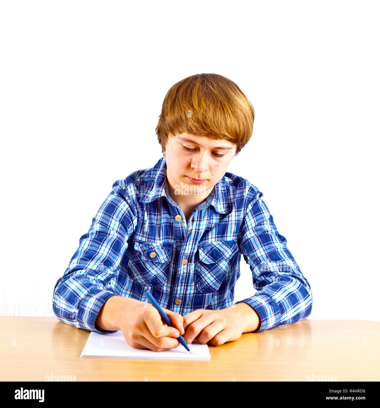 smart boy learning for school Stock Photo - Alamy
