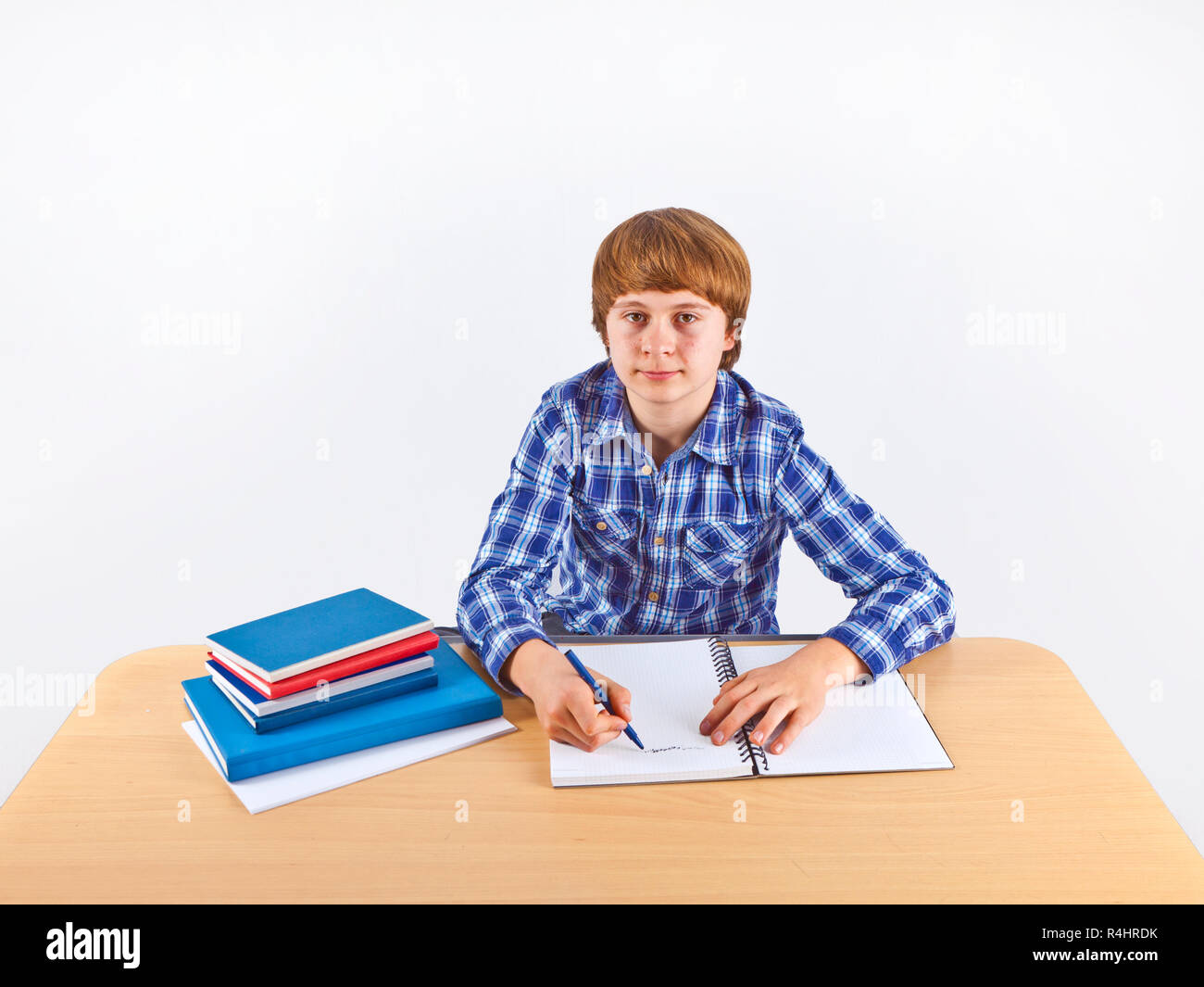 smart boy learning for school Stock Photo - Alamy