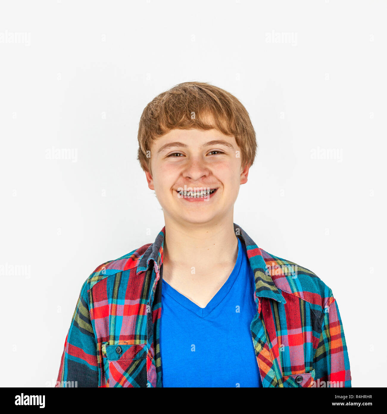 happy friendly teenage boy Stock Photo - Alamy