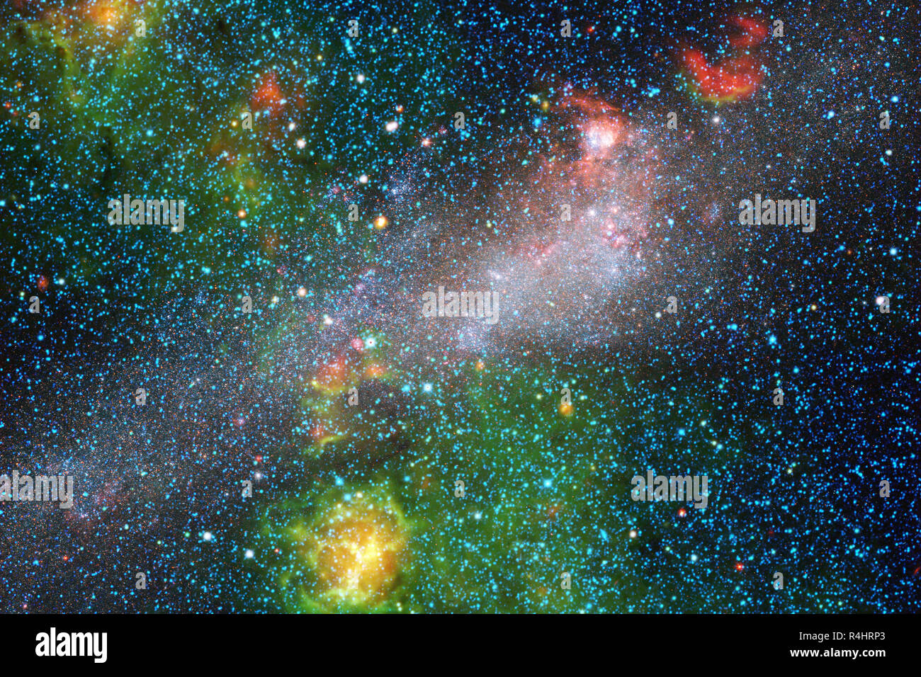 Galaxy, starfield, nebulae, cluster of stars in deep space. Science ...