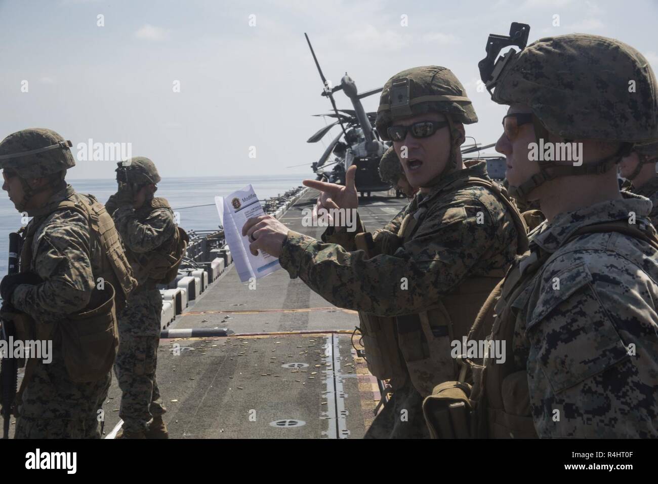 Staff Sgt. Dallas Allen, the platoon sergeant for Company F, Battalion ...