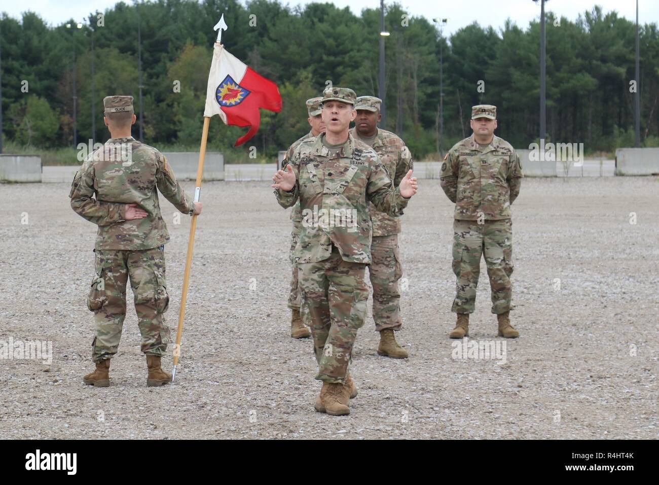 U.S. Army Lt. Col. Ted Arlauskas, support operations (SPO) officer in ...