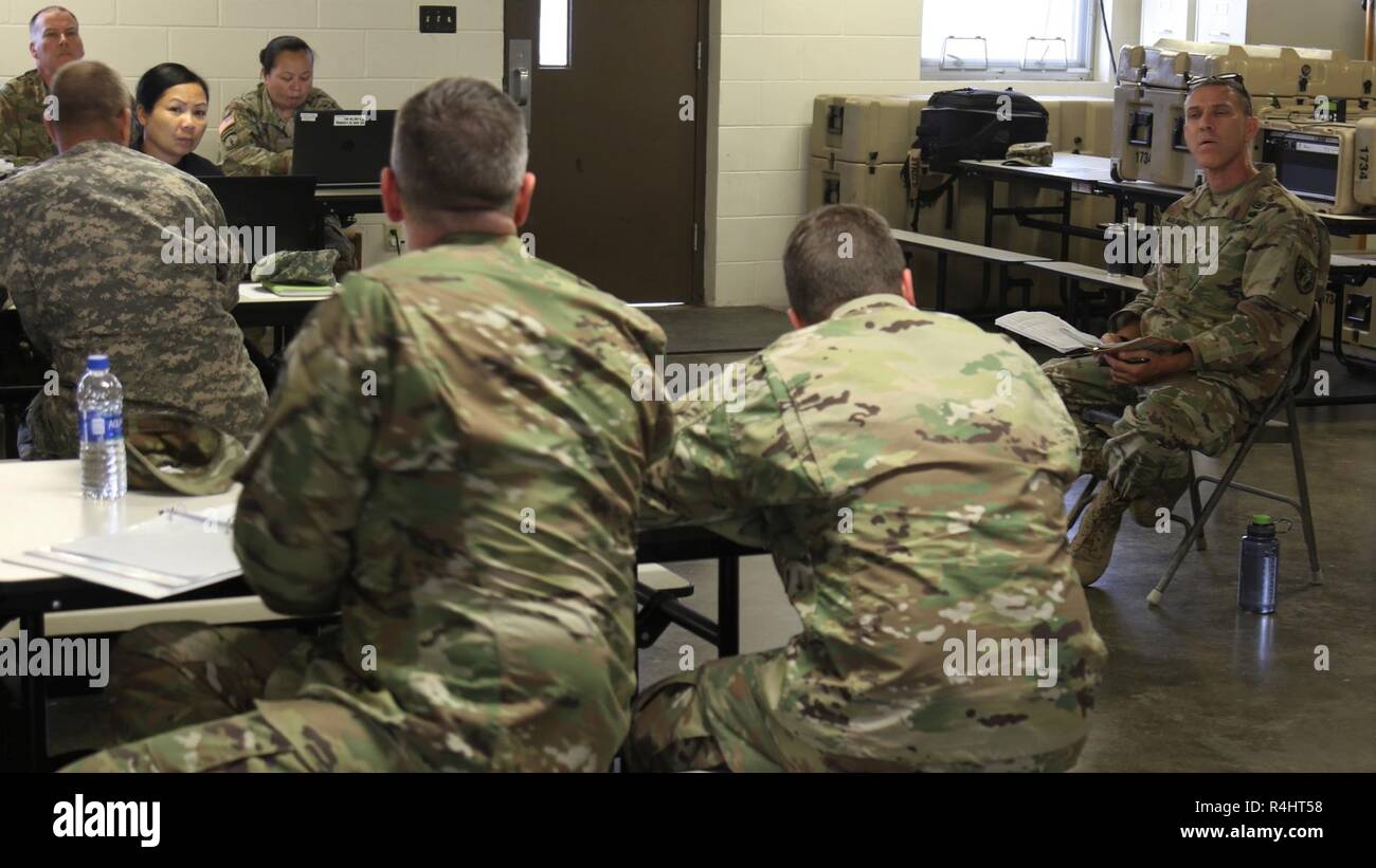 U.S. Army Lt. Col. Ted Arlauskas, assigned to the 224th Sustainment ...