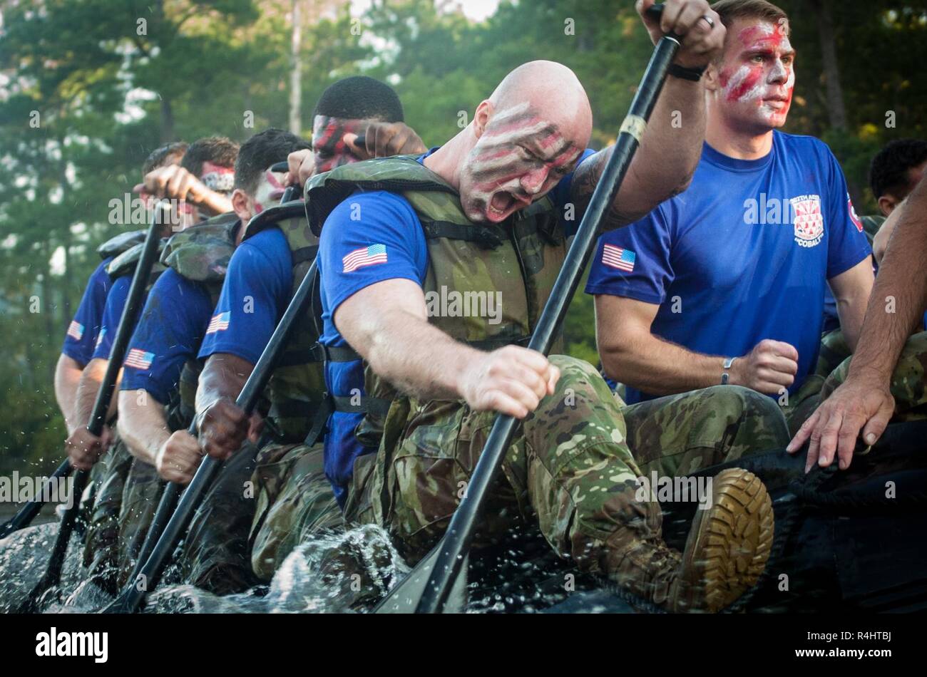 Paratroopers assigned to Company B, 307th Airborne Engineer Battalion ...