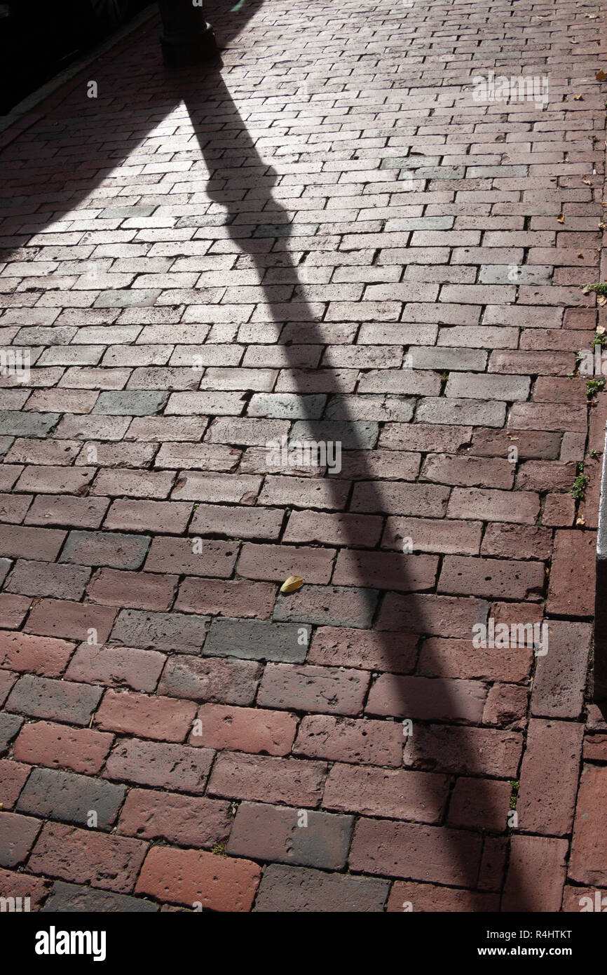 Brick sidewalk on Beacon Street, Back Bay, Boston, Massachusetts, USA ...