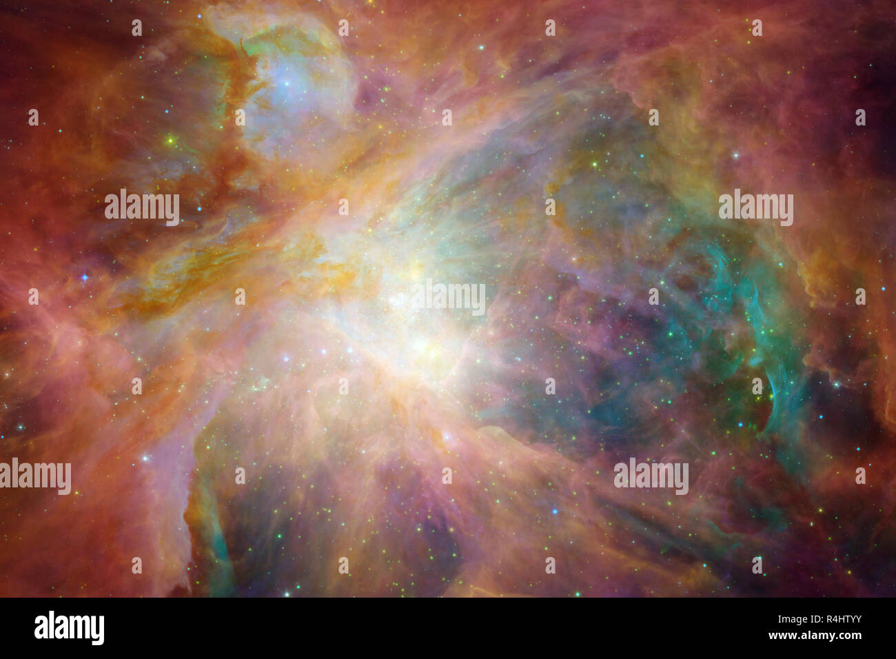 Nebulae and many stars in outer space. Elements of this image furnished ...