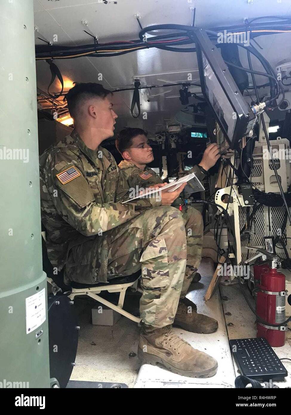 The Fire Support Team assigned to 4th Squadron, 2d Cavalry Regiment ...