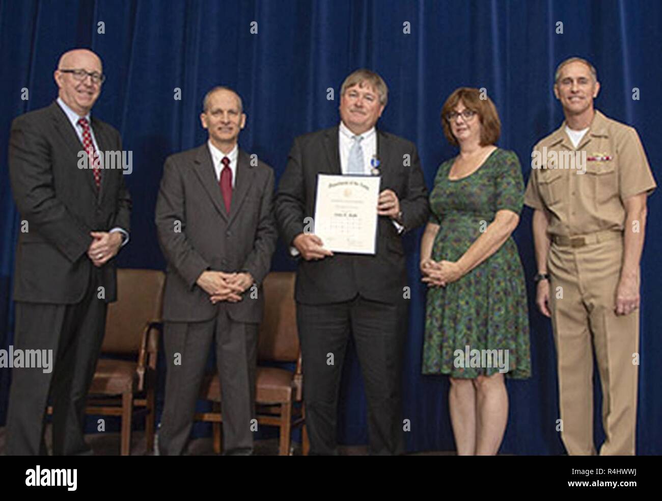 Donald McCormack (from left), Executive Director, Naval Surface and ...