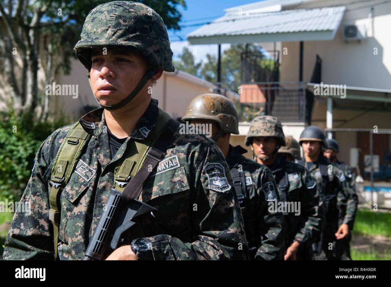TEGUCIGALPA, Honduras (Sept. 24, 2018) Honduran military professionals ...